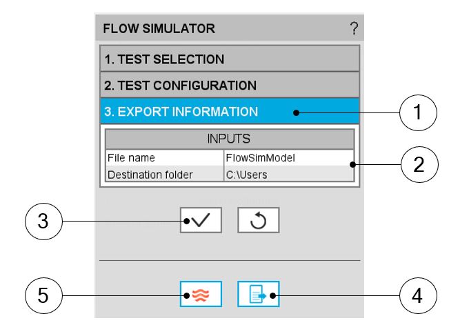 Model for Flow Simulator